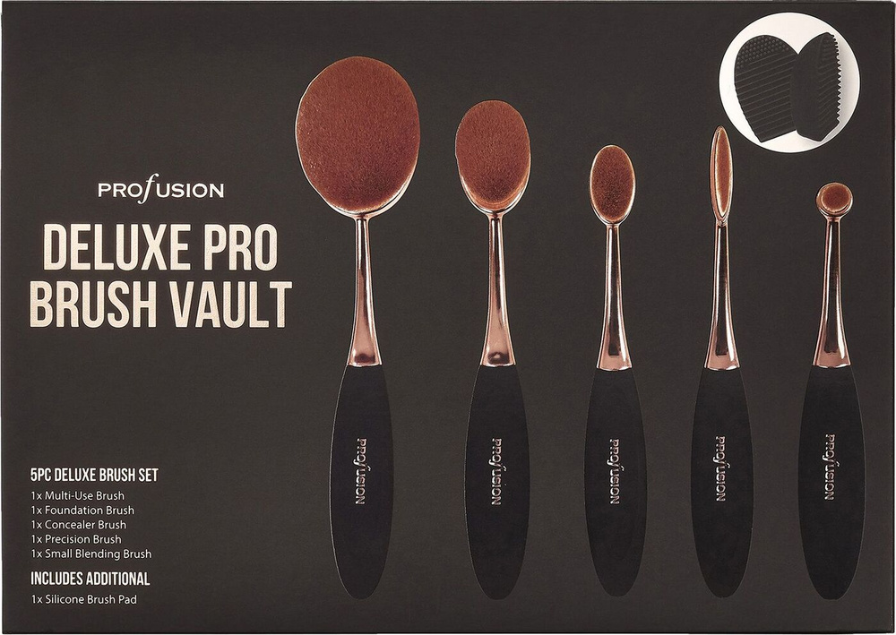 ProFusion Deluxe Pro Brush Vault Набор кистей для контуринга лица - купить с доставкой по ...