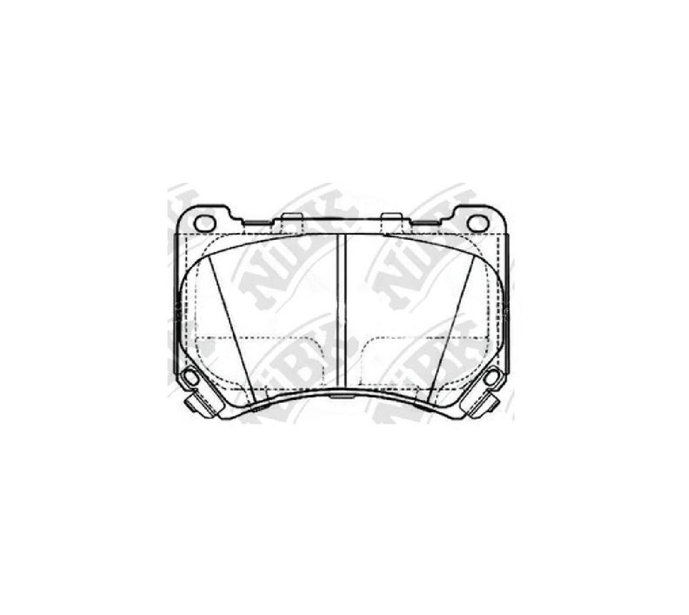 Колодки тормозные NiBK PN11002 - купить по низким ценам в интернет ...