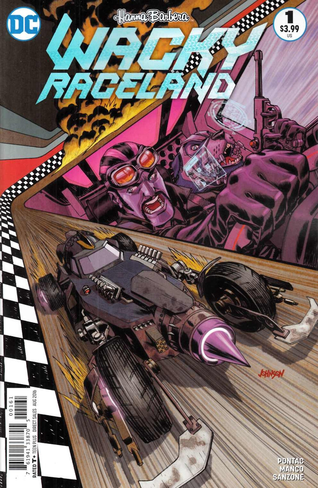 Wacky Raceland Vol.1 №1 Dave Johnson. США Август 2016. Оригинальный ...