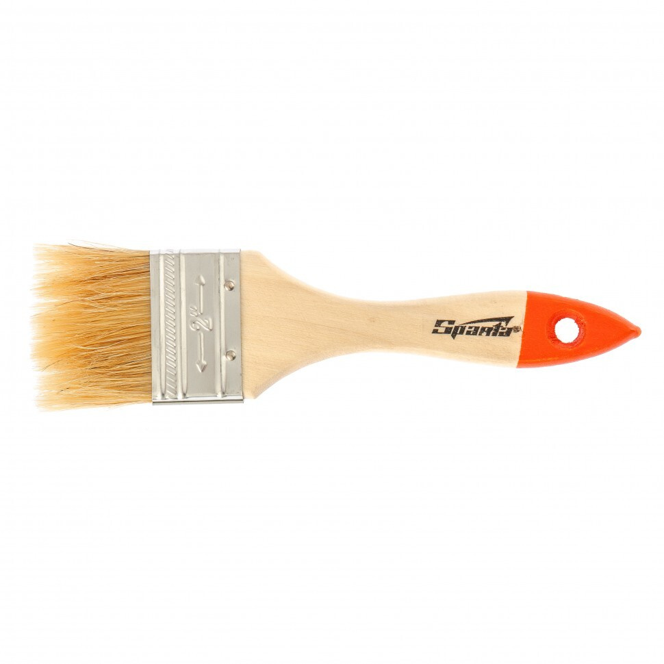 Кисть плоская Slimline 2" (50 мм), натуральная щетина, деревянная ручка ...