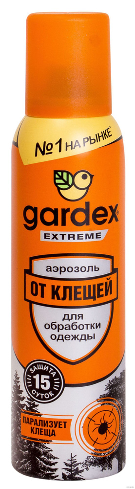 Gardex Extreme Аэрозоль от клещей 150 мл - купить с доставкой по ...
