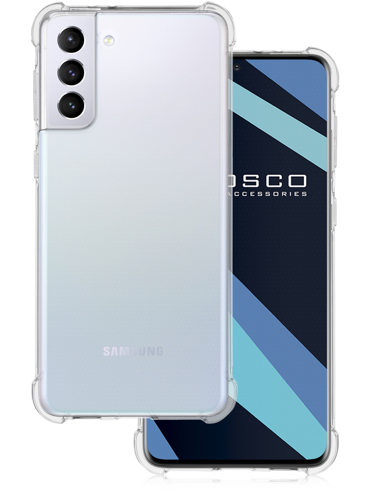 Противоударный силиконовый чехол ROSCO на Samsung Galaxy S21+, S21 Plus ...