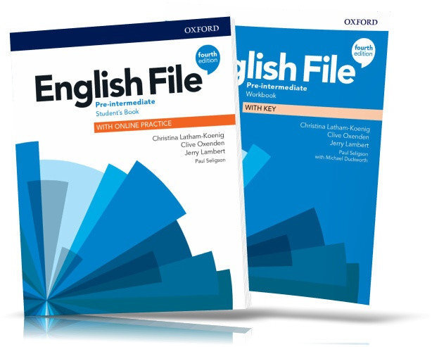 English File Pre Intermediate Students Book + Workbook + DVD. 4th ...