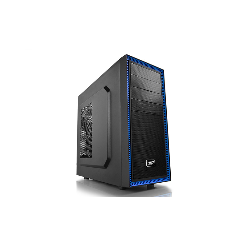 Корпус системного блока Deepcool Tesseract Bf Atx Black Blue без БП