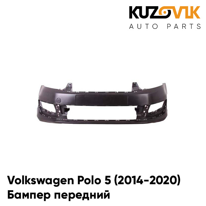 Бампер передний Volkswagen Polo Фольксваген Поло 5 (2014-2020) седан ...