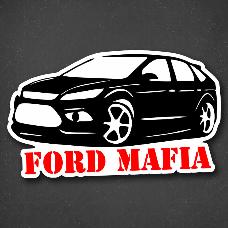 Наклейка на авто "Форд мафия - ford mafia №3" 24x14 см - купить по ...