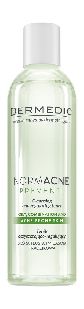 Очищающий тоник для жирной кожи Dermedic Normacne Cleansing and ...