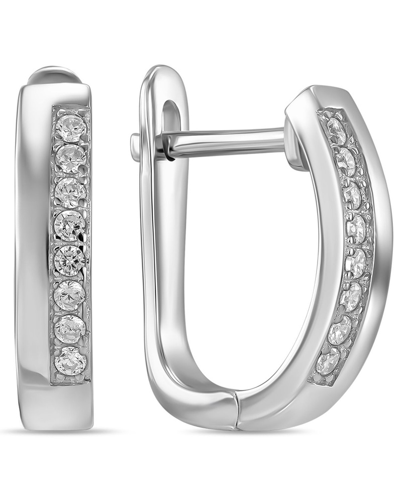 MIUZ Diamonds (Московский ювелирный завод) Серьги ювелирные Серебро 925 ...