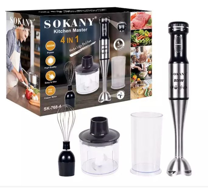 Блендер SOKANY 4 в 1 купить по низкой цене с доставкой в интернет ...