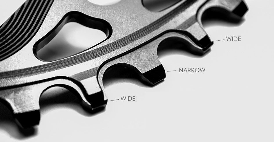 Звезда передняя Narrow Wide 38T 104 BCD, Deckas черная 1 шт купить на ...