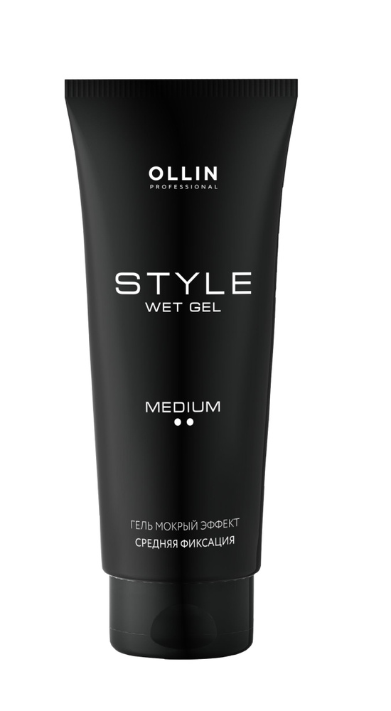 Ollin Style Гель для создания эффекта мокрых волос средней фиксации Wet ...
