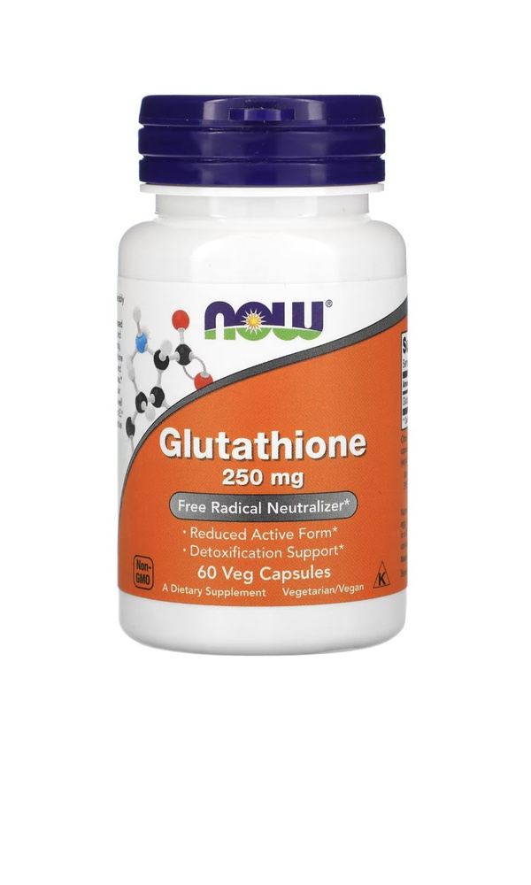 Глутатион NOW Glutathione 250 mg 60 капсул - купить с доставкой по ...