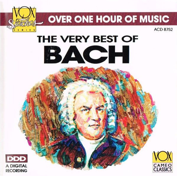 Audio CD Bach - The Very Best Of Bach (US, Vox Cameo Classics, ACD 8752 ...