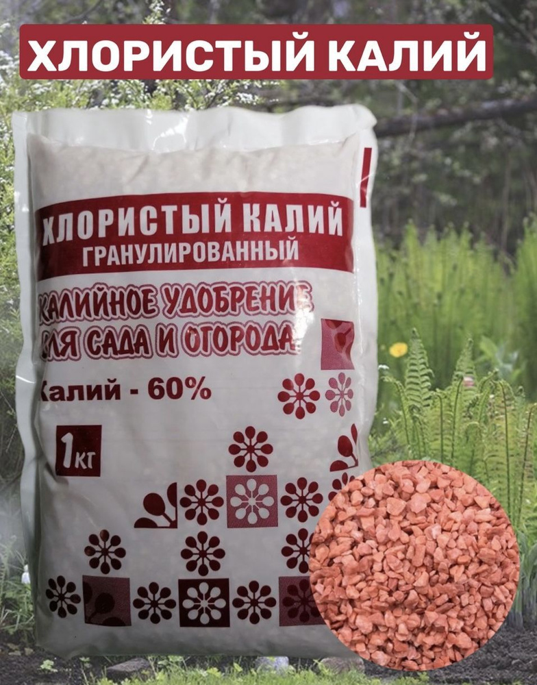 Хлористый Калий гранулированный 1кг - купить с доставкой по выгодным ...