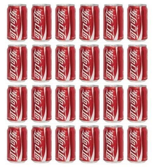 Напиток газированный Coca Cola Кока Кола 0 33 л х 24 банки Китай