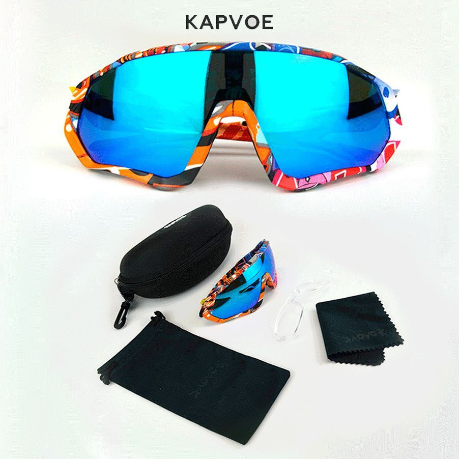 Спортивные очки Kapvoe, велоочки, велосипедные очки, особо прочные ...