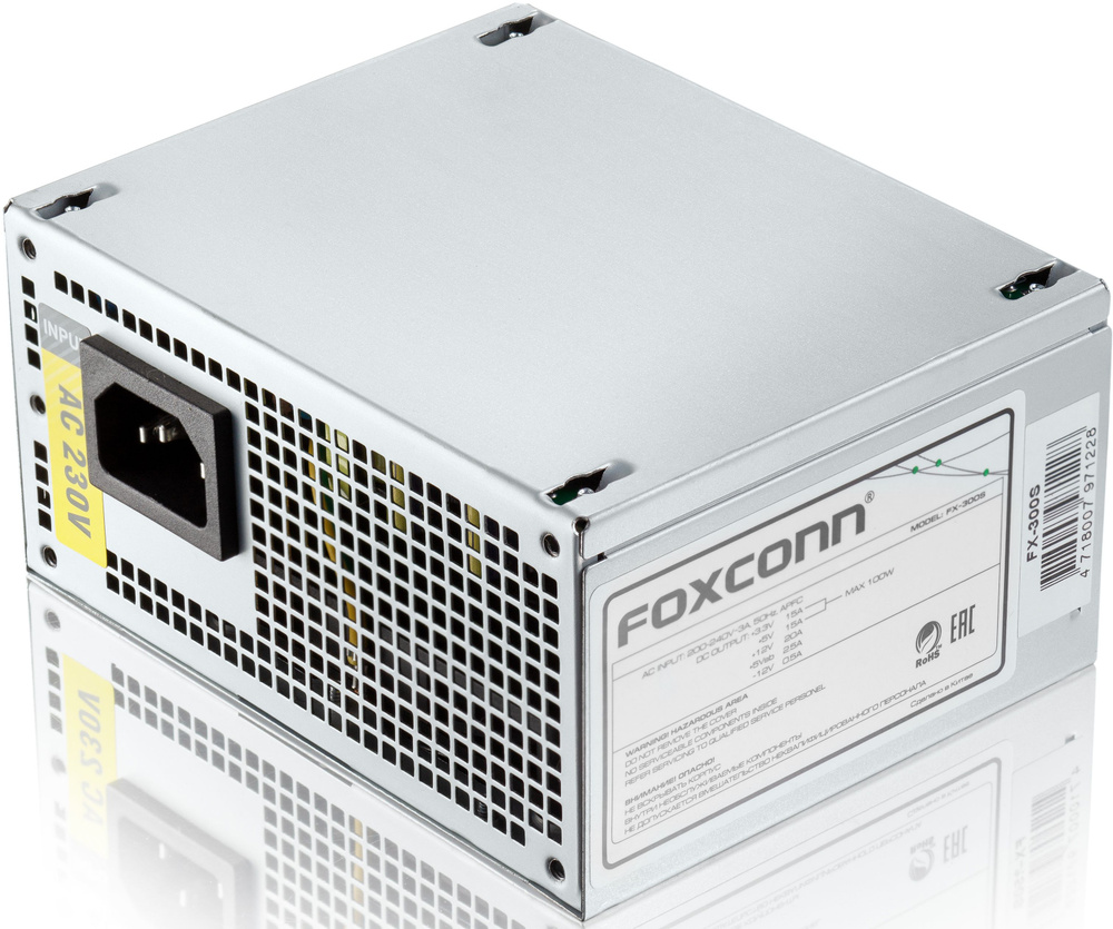 Блок питания SFX 300 Вт FOXCONN FX-300S - купить с доставкой по ...