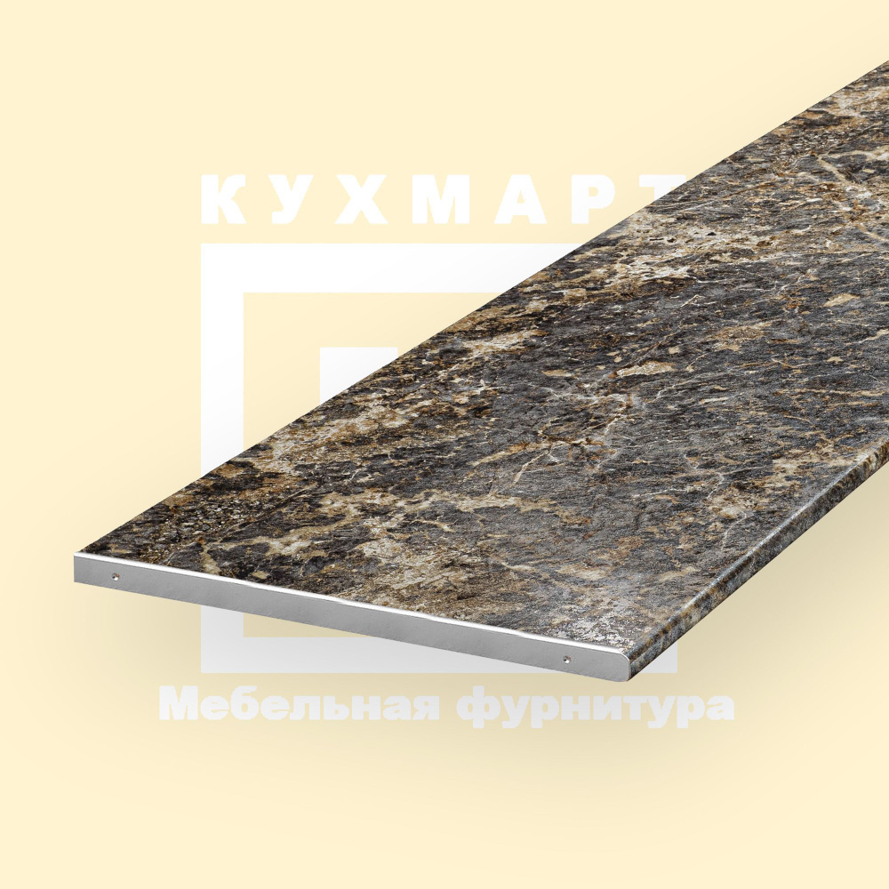 Столешница для кухни Скиф 1400х600x26мм с торцевыми планками. Цвет ...