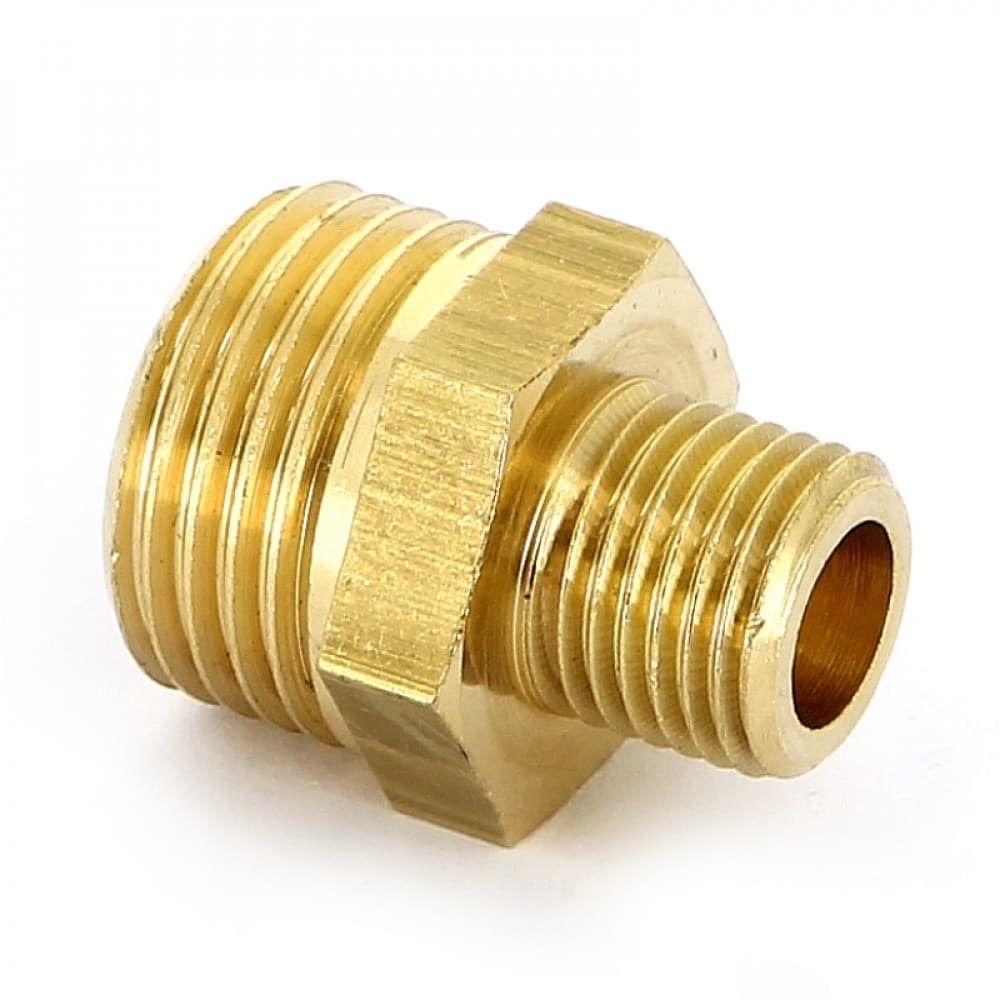 Ниппель перех. НН 1/2"х1/4" (латунь), 22067 - купить по выгодной цене в ...