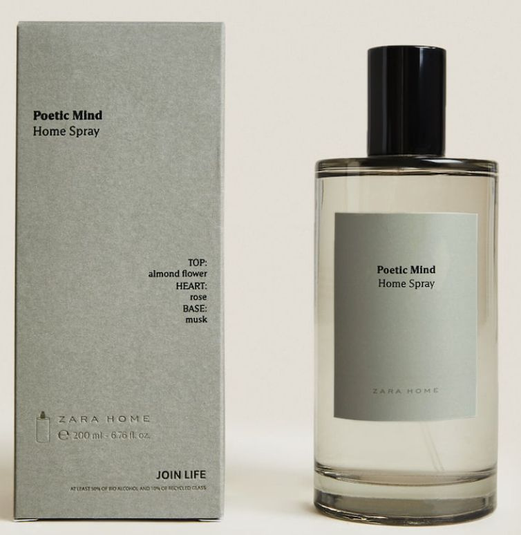 ZARA Спрей для дома POETIC MIND DIFFUSER SPRAY - купить с доставкой по ...