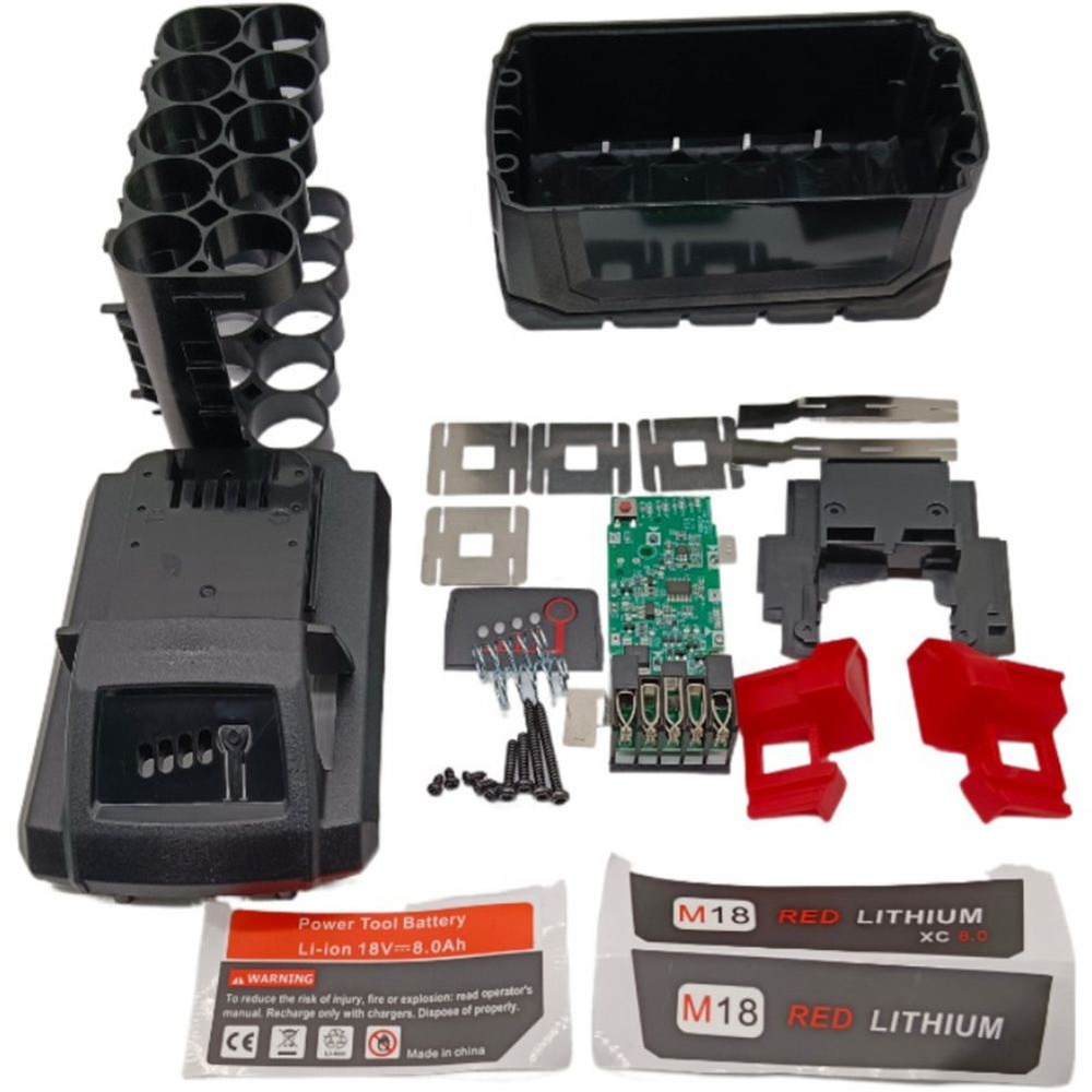 Для Milwaukee 10 Core 18V 21700 Kit Li-Ion Battery Case Circuit Board ...