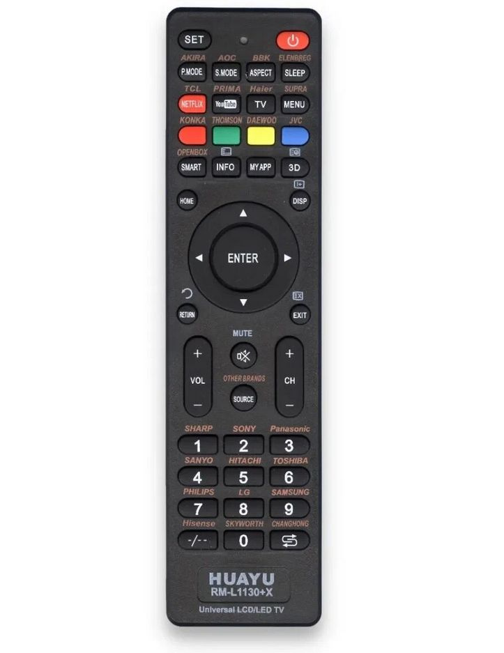 Пульт ДУ Huayu Rm L1130 X Plus черный купить по выгодной цене в