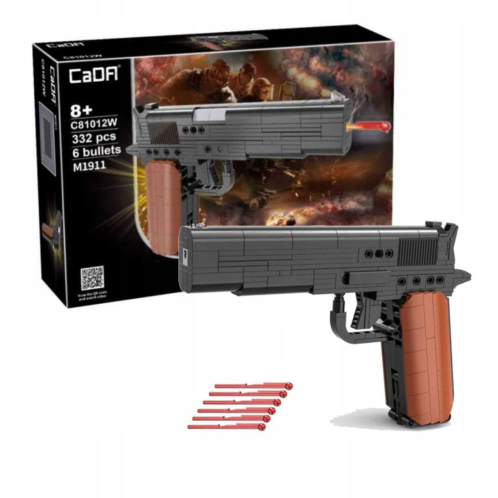 Конструктор CaDa - Пистолет Colt M1911 332 элемента - Када C81012W ...