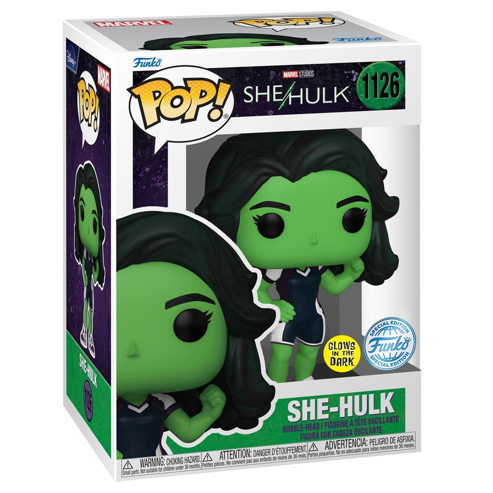 Фигурка Funko POP! Bobble Marvel She-Hulk She-Hulk (GW) (Exc) (1126 ...