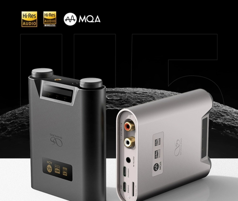 SHANLING H5 MQA портативный усилитель наушников DAC AMP dual AK4493SEQ chip Hi-Res Audio ...