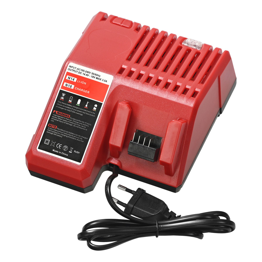Зарядное устройство для аккумулятора Milwaukee 14.4V 18V 3A - купить с ...
