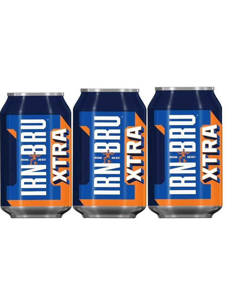Irn Bru XTRA 330 мл * 3 шт - купить с доставкой по выгодным ценам в интернет-магазине OZON ...