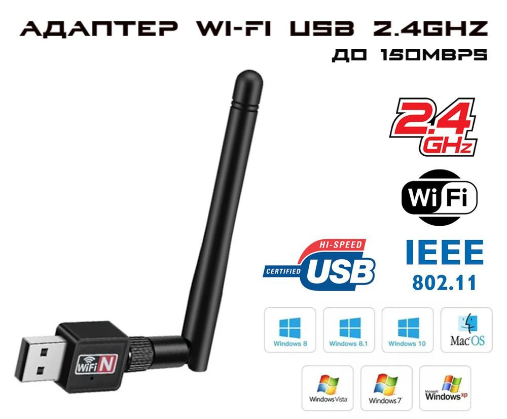 Wi-Fi-адаптер GP General Painter WI FI USB Adapter - купить с доставкой по выгодным ценам в ...