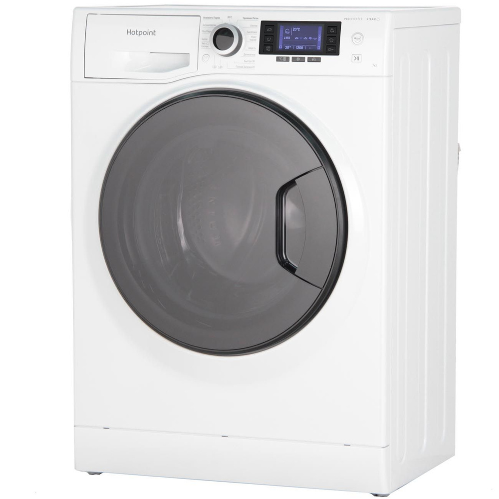 Стиральная машина HotPoint NSD 7249 D AVE RU, белый, черный - купить по ...