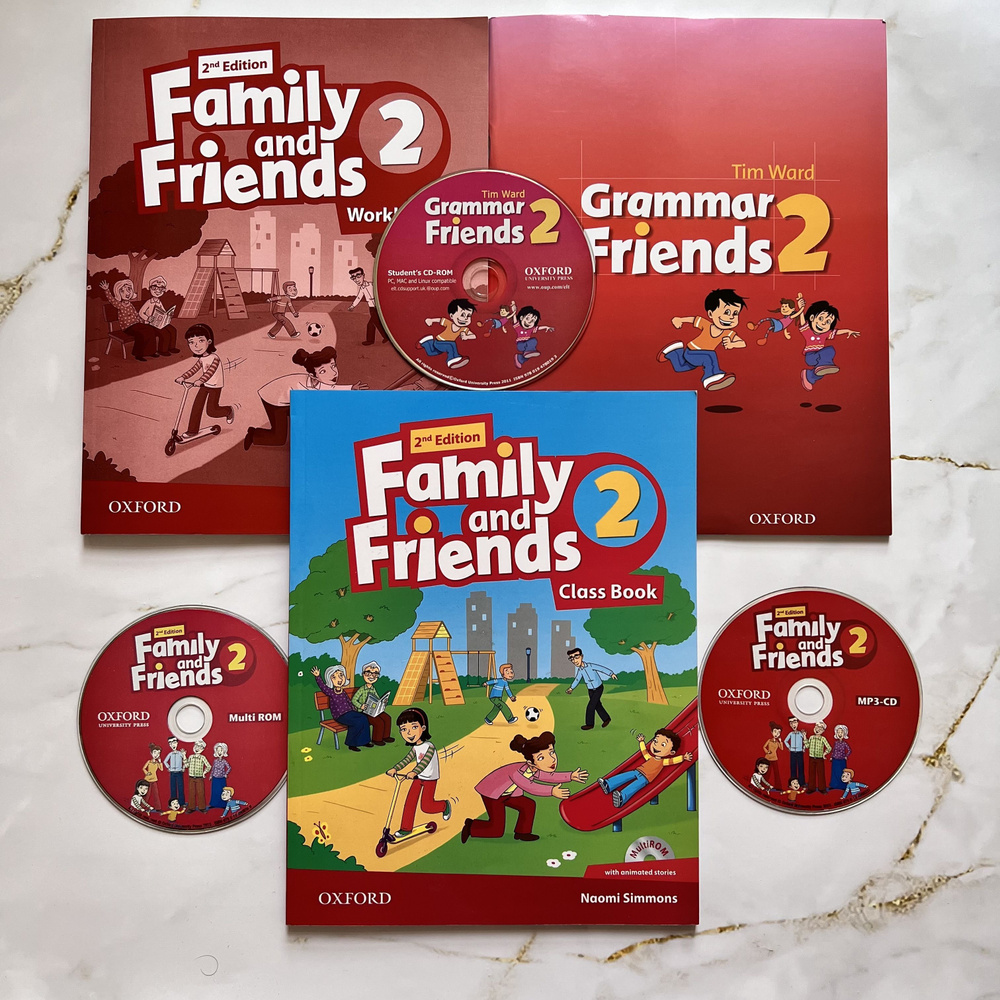 Family and friends 2 + Grammar friends 2 + CDs - купить с доставкой по ...