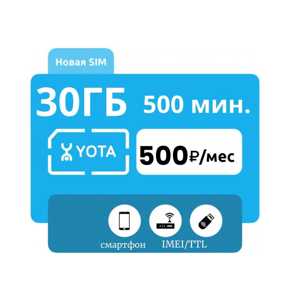 SIM-карта YotaFUN (Вся Россия) - купить с доставкой по выгодным ценам в интернет-магазине OZON ...