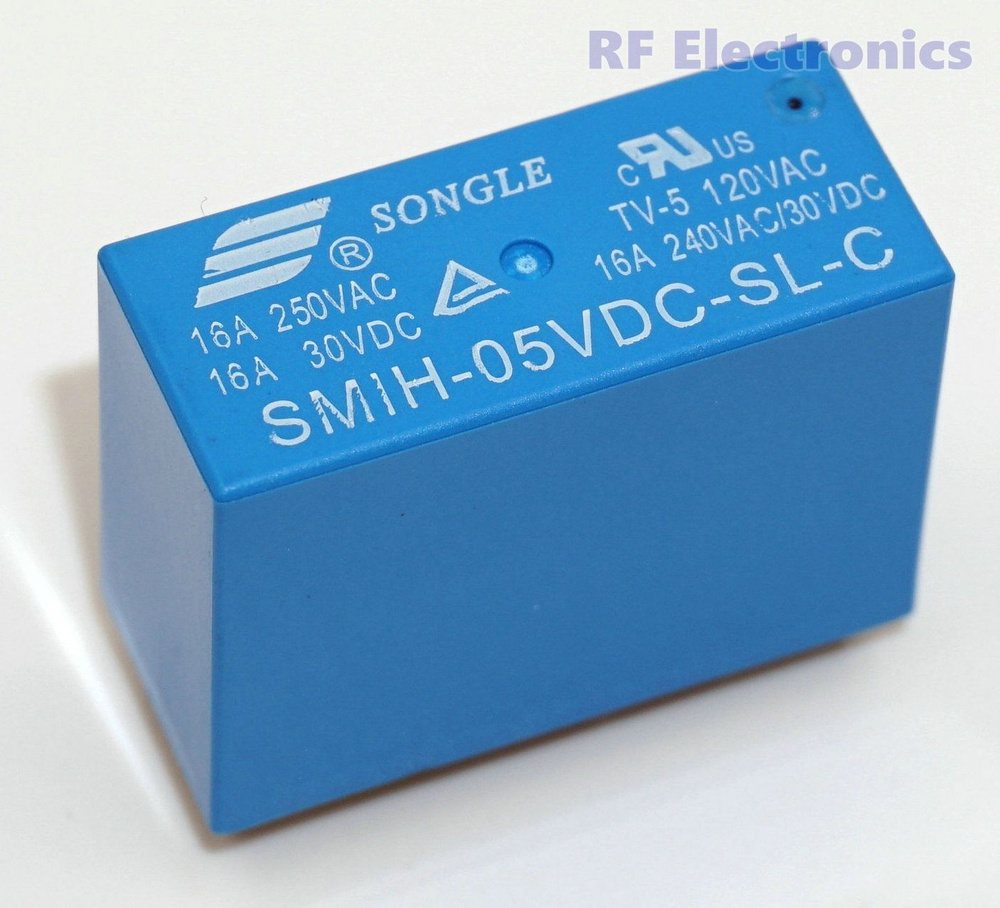 (2 шт.)Силовое реле SMIH-05VDC-SL-C(5V,16A,240VAC/250VAC,30VDC,8PIN ...