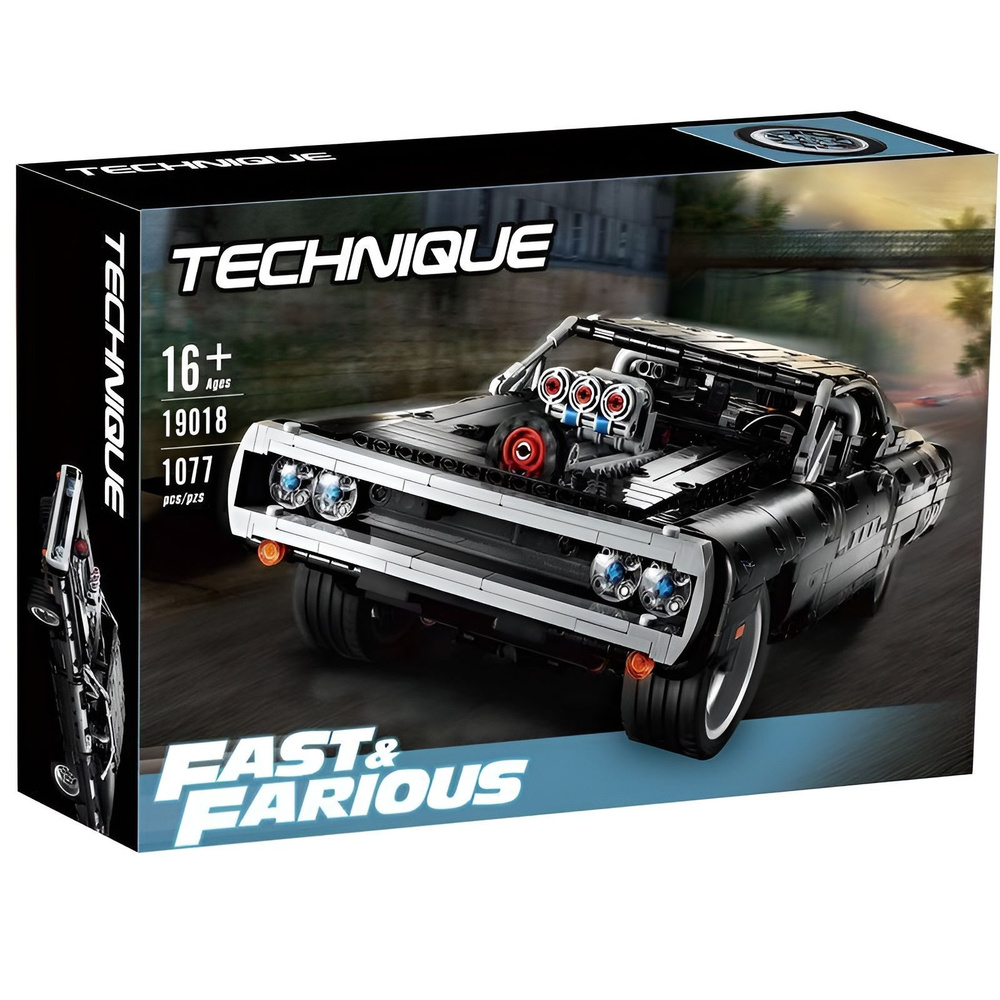 Конструктор "Dodge Charger Доминика Торетто" / 1077 деталей / совместим ...