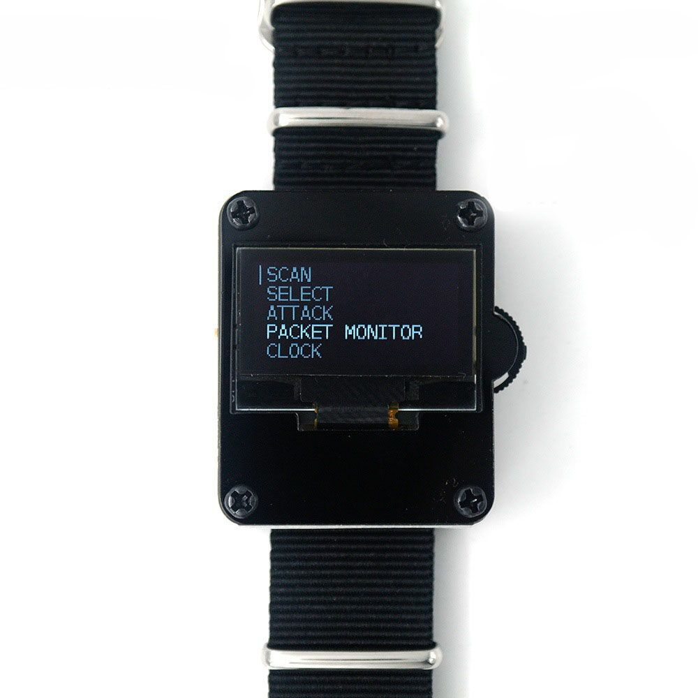 DSTIKE Deauther Watch V1 OLED Display Wearable ESP8266 Программируемая ...