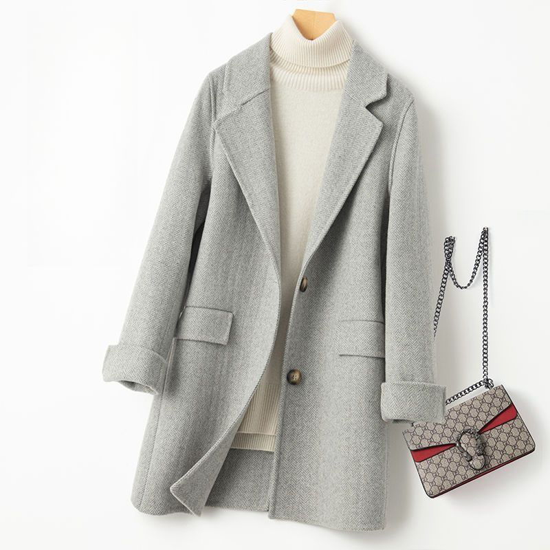 Пальто Max Mara, Зима, размер 44, цвет светло-серый, Шерсть - купить по ...