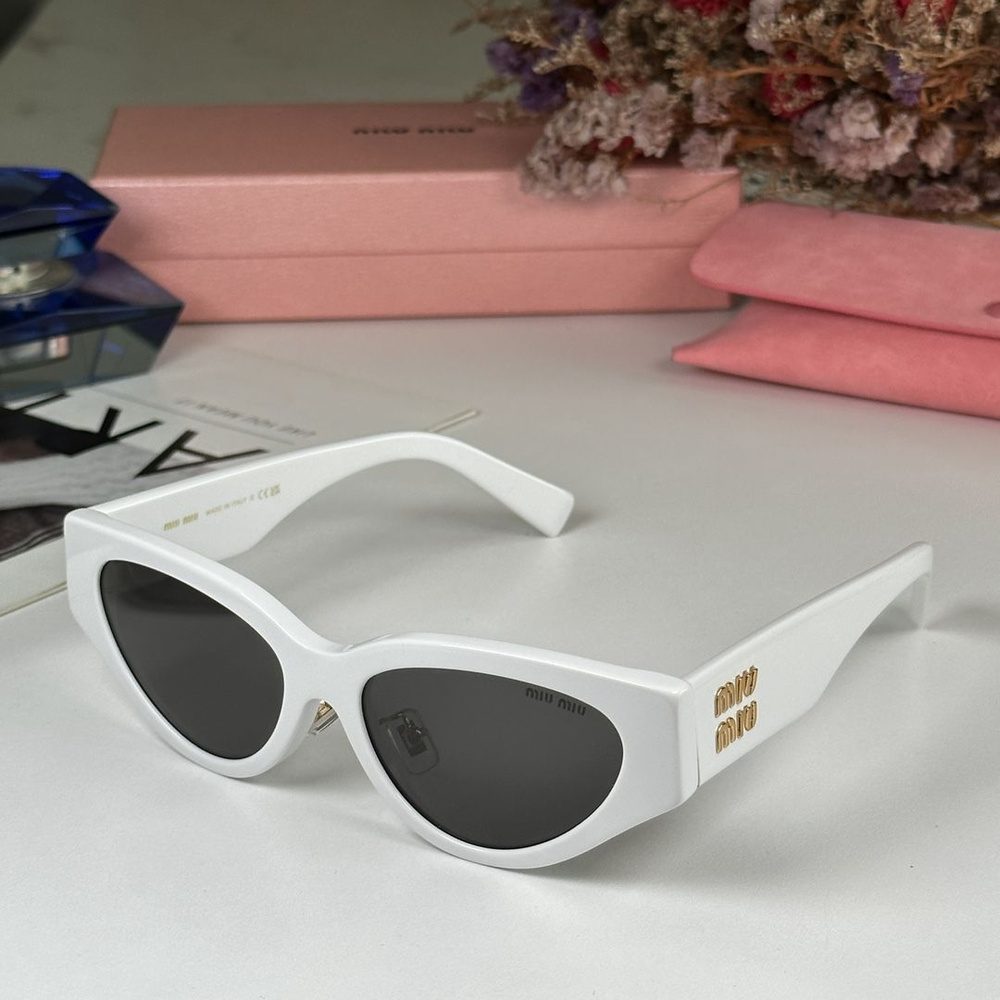 Miu Miu Очки солнцезащитные купить с доставкой по выгодным ценам в интернет магазине Ozon