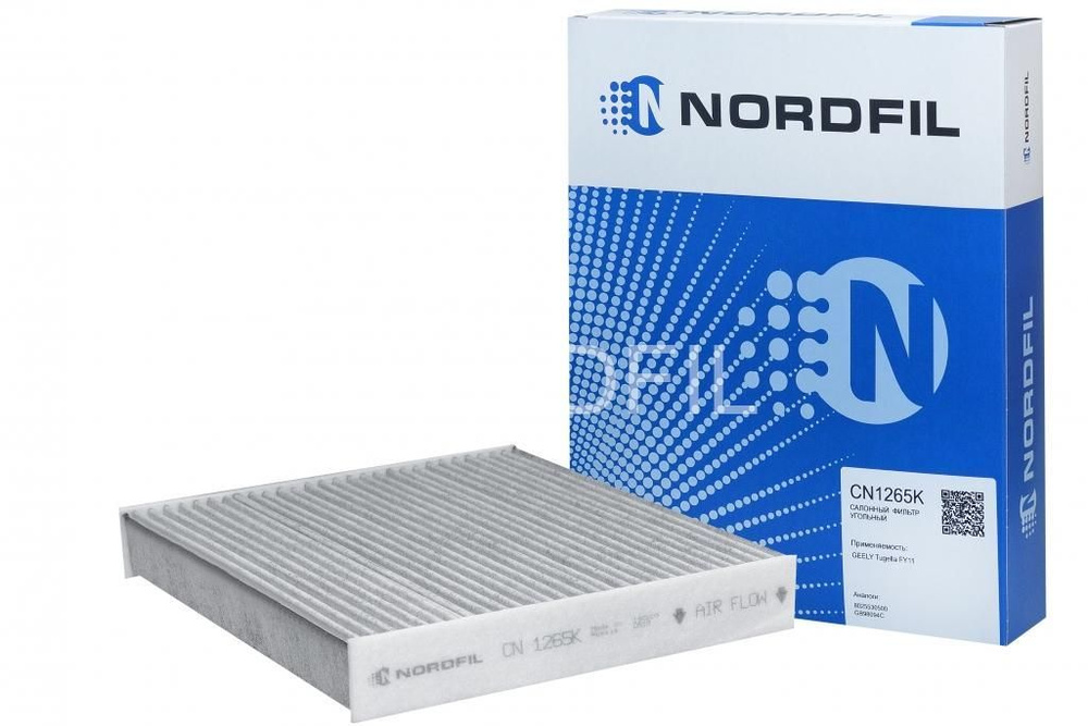 Фильтр салонный NORDFIL салона угольный CN1265k GEELY TUGELLA FY11 OEM ...