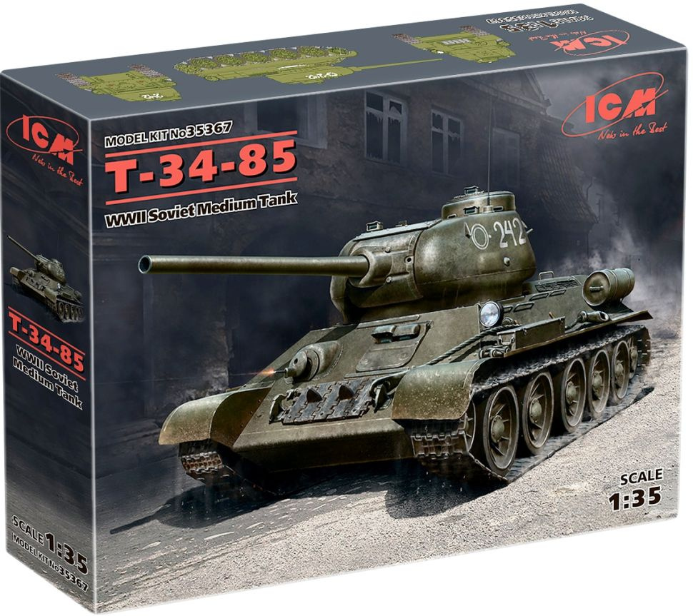 Сборная модель T-34-85 Советский средний танк (1/35) - купить с ...