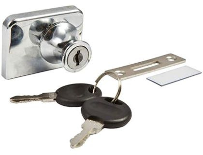 Замок мебельный 409 для стеклянных распашных дверей - купить по низкой ...