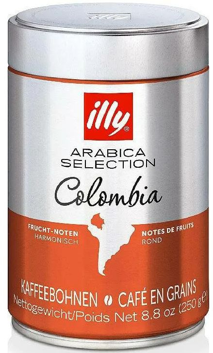 Кофе в зернах, illy Monoarabica Colombia, 250 гр - купить с доставкой ...