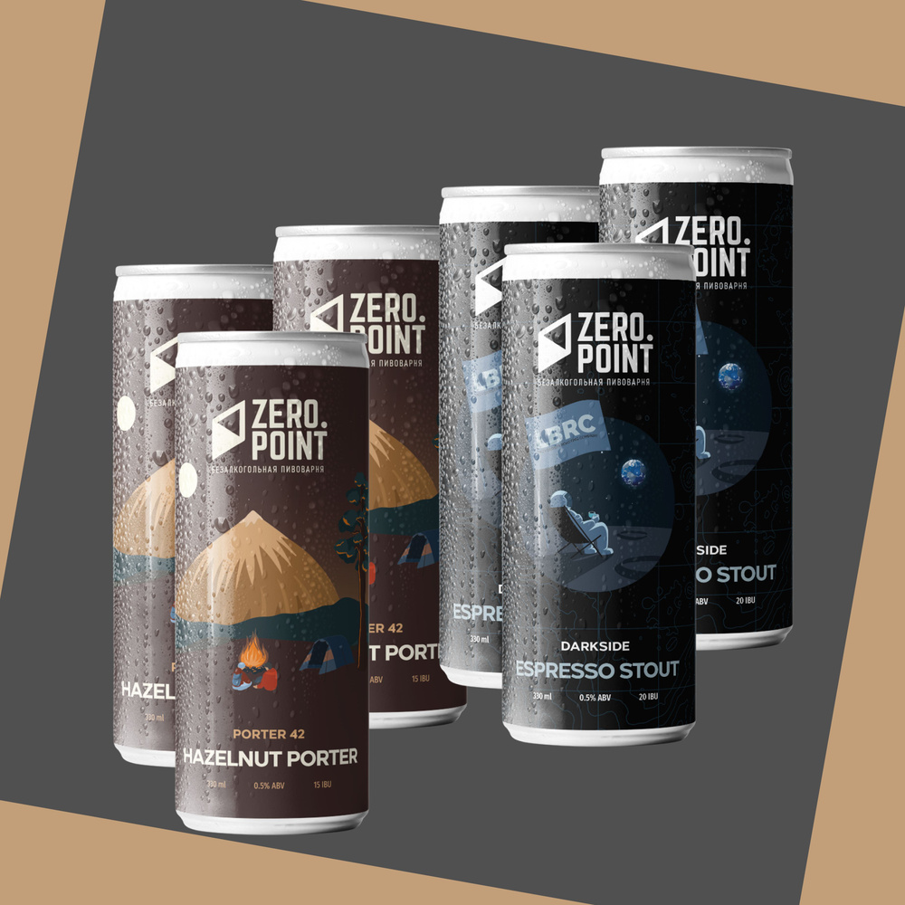 Безалкогольное пиво (???) Secret Taste и Zero Point Молочный Стаут и ...