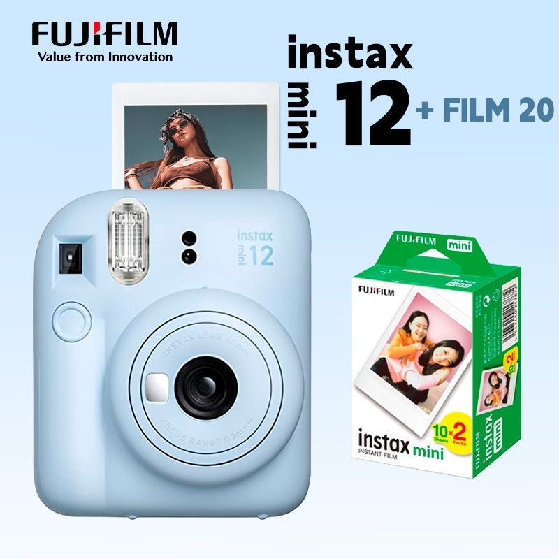 FUJIFLIM Instax MINI12 Камера мгновенной печати+20 листов фотобумаги ...