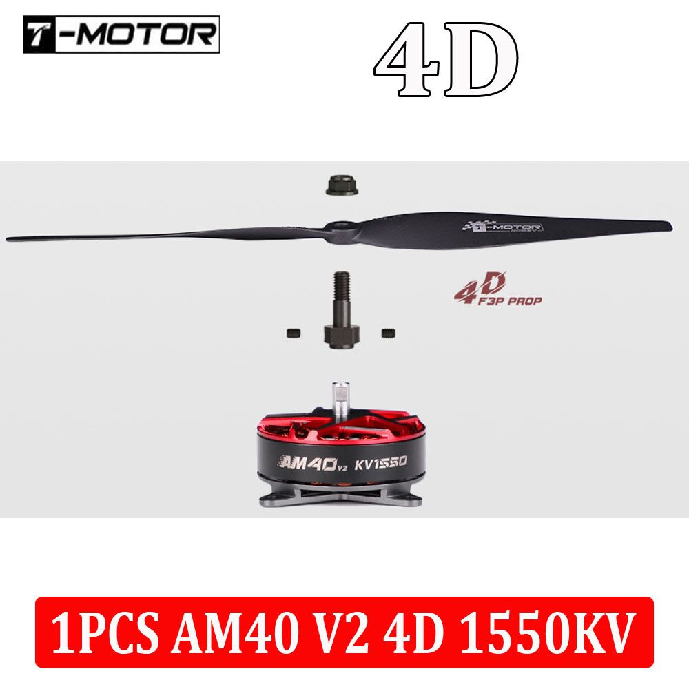 T-MOTOR AM40 V2 3D/4D KV1550/KV1880 F3P 2-3S Бесщеточный двигатель для ...
