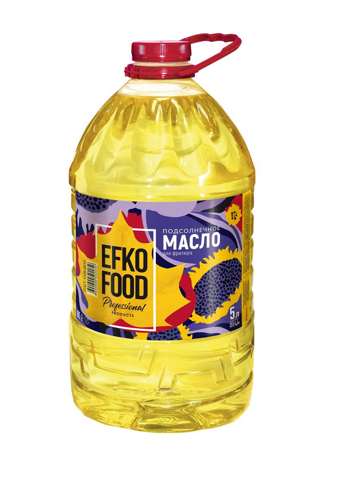 Масло Efko Food Professional для фритюра рафинированное, 5л - купить с ...