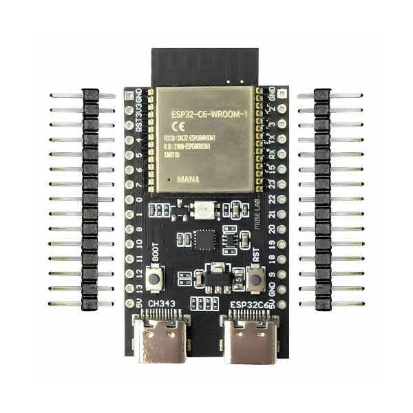 Esp32 C6 Devkitc 1 N4 Esp32 C6 Risc V Esp32 Модуль Type C Основная плата купить на Ozon по