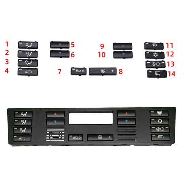 Крышка Кнопки Панели переключателя Кондиционера 64116915812 Для Bmw X5 ...